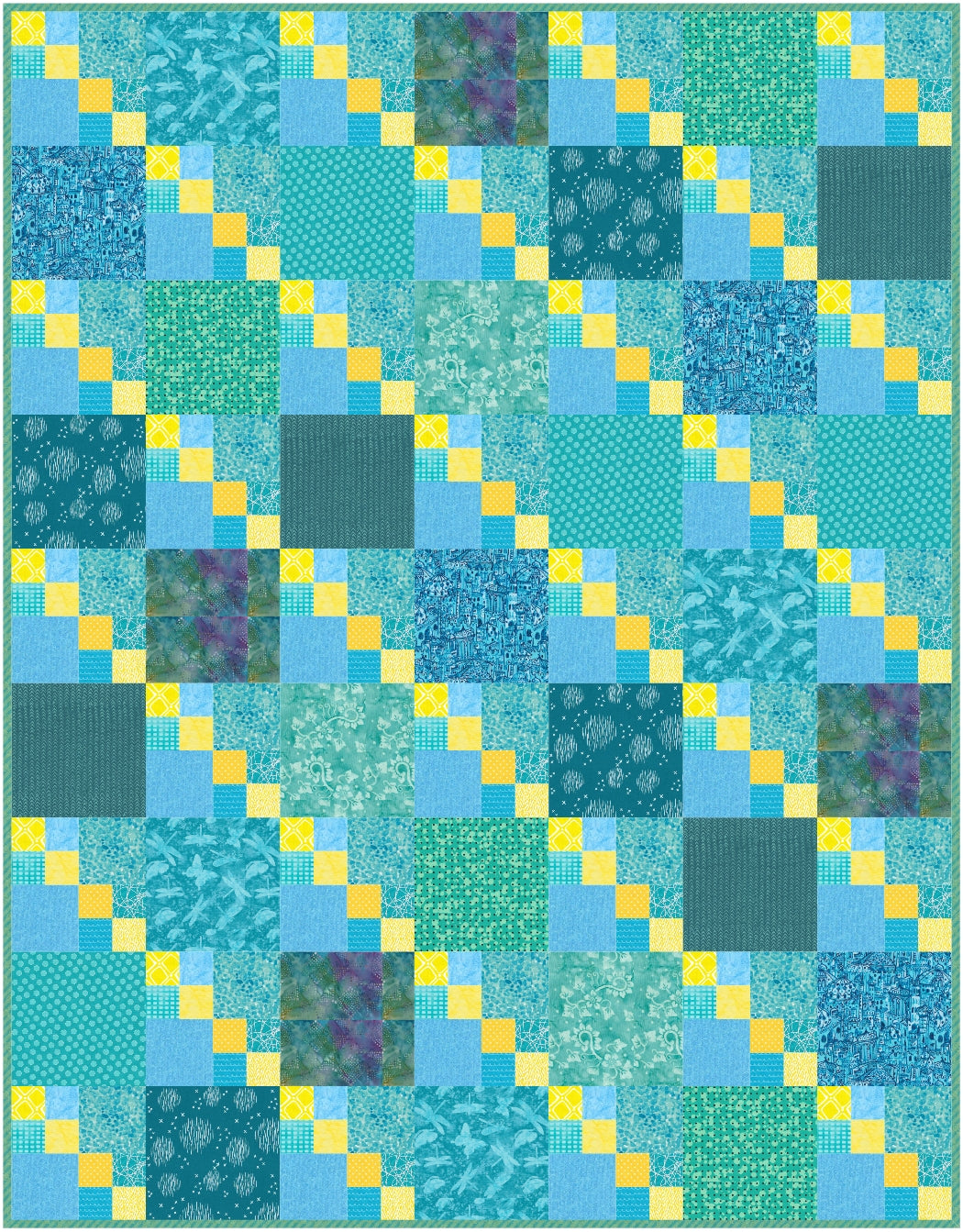 The 28 Day Quilt Plan 02 - Alternating 4-patches — Gourmet Quilter